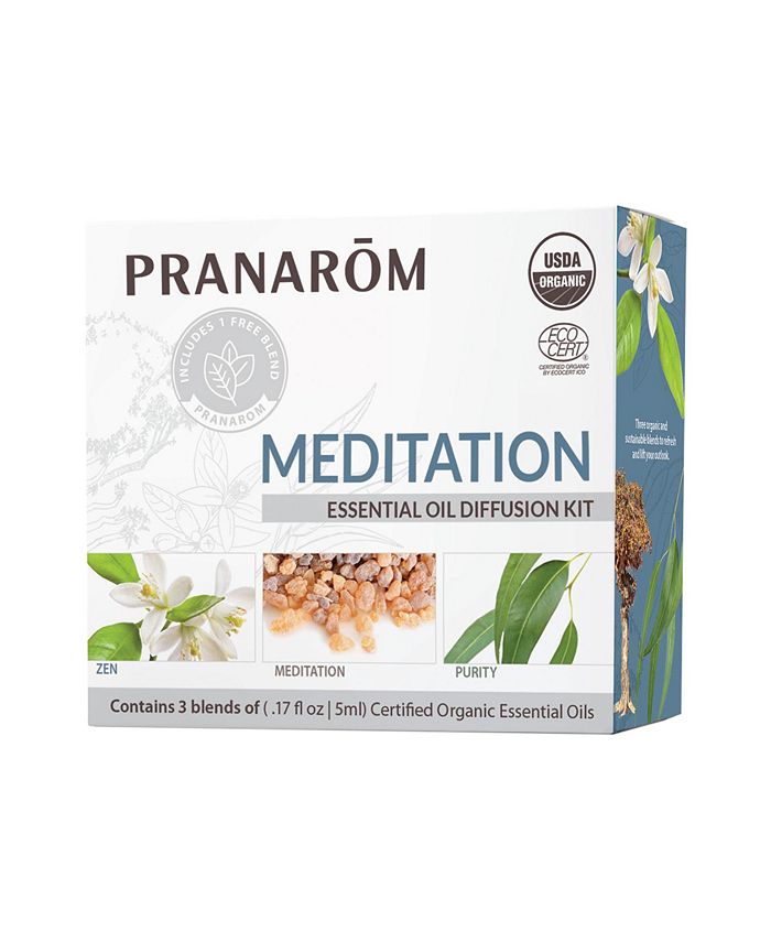 Pranarom Meditation Diffusion Blend Kit (3 x 5ml) Kit - Macy's