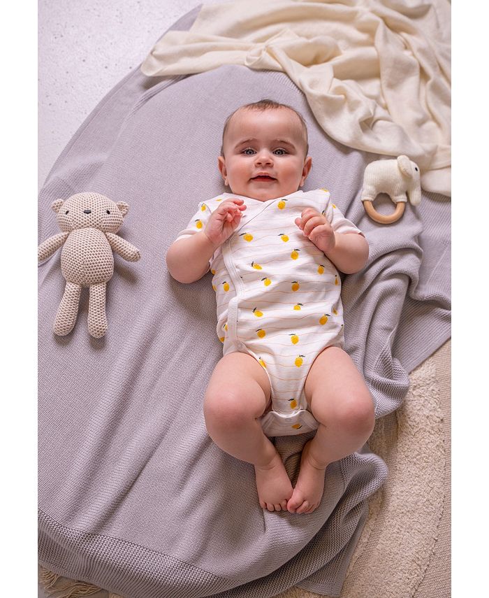 Stellou & Friends Unisex Crossbody Side Snap Onesies, Baby - Macy's