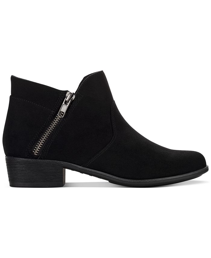Sun + Stone Women's Adelinee Double Zip Ankle Booties, Created for Macy ...