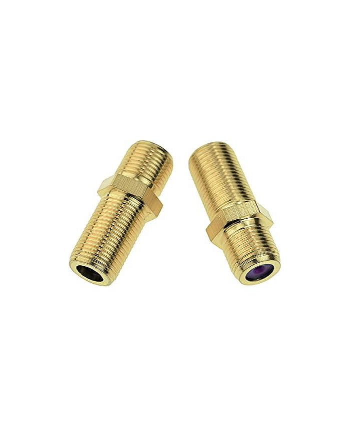 RCA RG6 to RG59 Feed Thru In-Line Connectors - 2 Pack - Macy's
