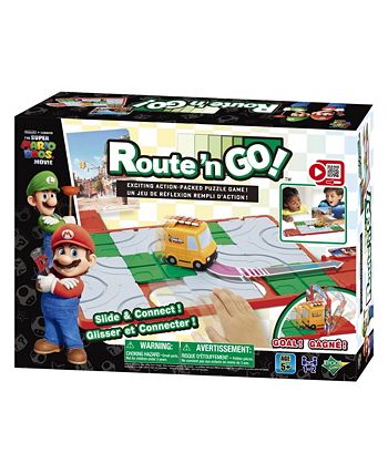 SUPER MARIO Route N Go, Tabletop Skill and Action Game with Collectible ...
