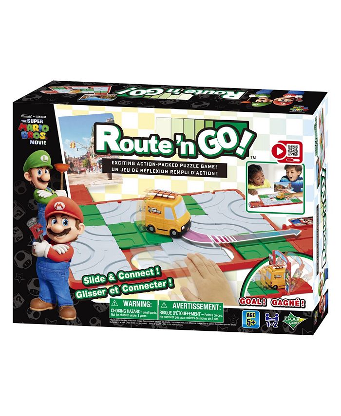 SUPER MARIO Route N Go, Tabletop Skill and Action Game with Collectible ...