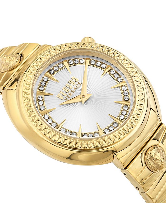 Versus Versace Women's Two-Hand Quartz Tortona Gold-Tone Stainless ...