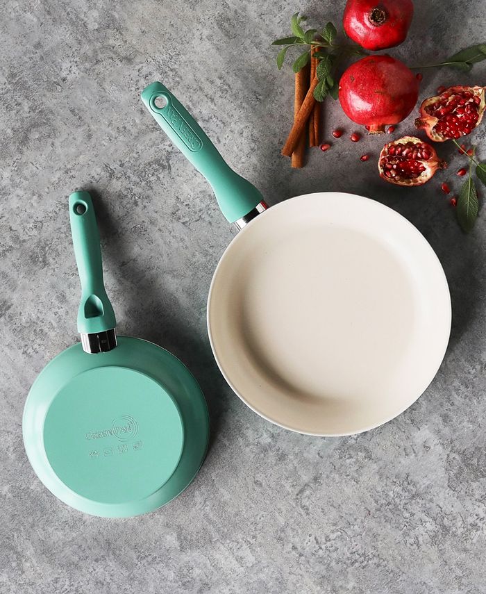 GreenPan Rio Ceramic Nonstick 8"and 10" Frypan Set - Macy's