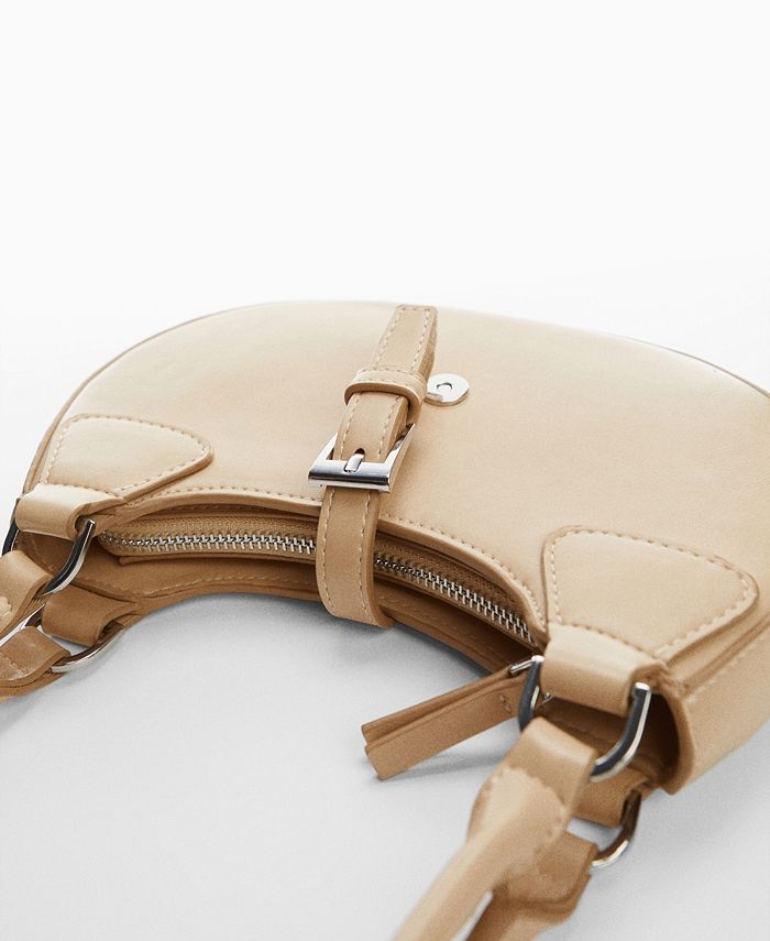 MANGO Women's Double Handles Round Handbag - Macy's