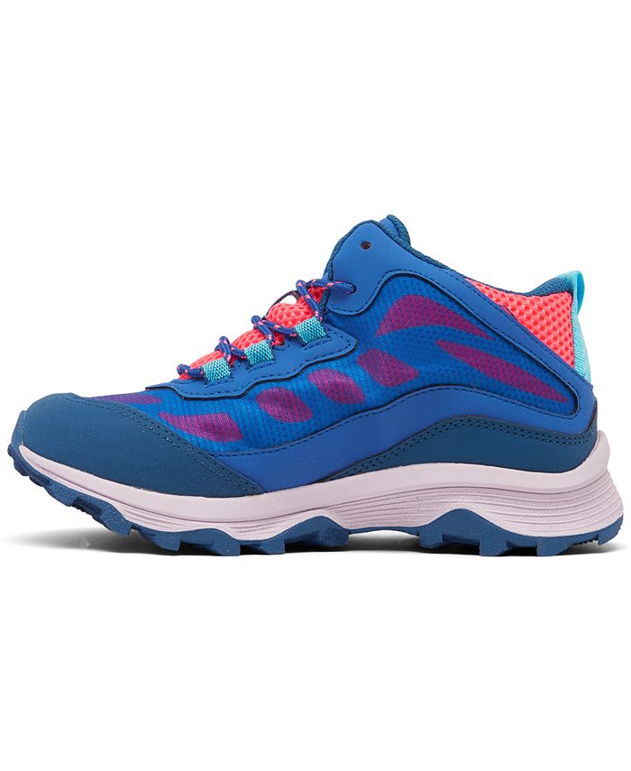 Merrell Little Girls Moab Speed Mid Water-Resistant Hybrid Sneakers ...