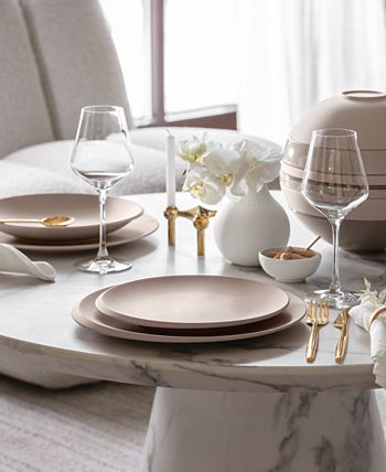 Villeroy & Boch New Moon Beige Oversized Dinner Plate - Macy's