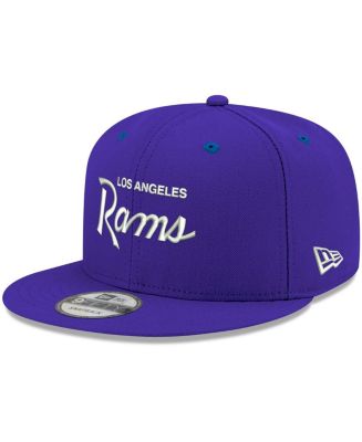 Men's New Era Royal Los Angeles Rams Script Original Fit 9FIFTY ...