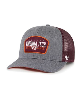 Men's '47 Brand Charcoal Virginia Tech Hokies Slate Trucker Snapback ...