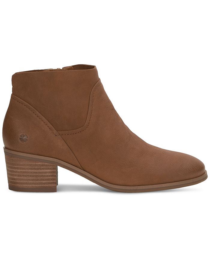 Lucky Brand Women's Claral Block-Heel Ankle Booties - Macy's