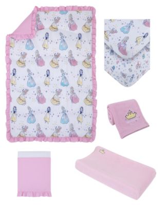 Disney Little Princess 6 Piece Crib Bedding Set - Macy's