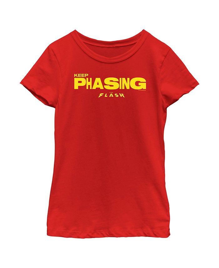 DC Comics Girl's The Flash Keep Phasing Child T-Shirt - Macy's