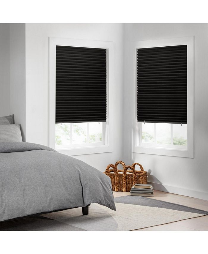 Eclipse Blackout Paper Pleated Cut-to-Width Shade Set of 4, 36" x 72 ...