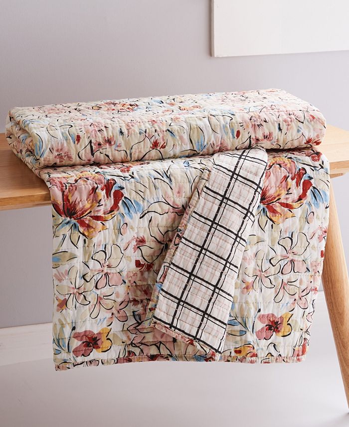 Levtex Leonora Reversible Quilted Throw, 50" x 60" - Macy's