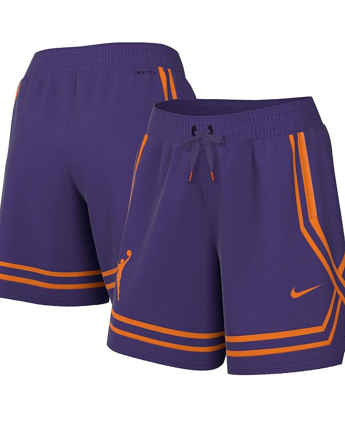 Nike Women's Purple WNBA Logowoman Team 13 Crossover Shorts - Macy's
