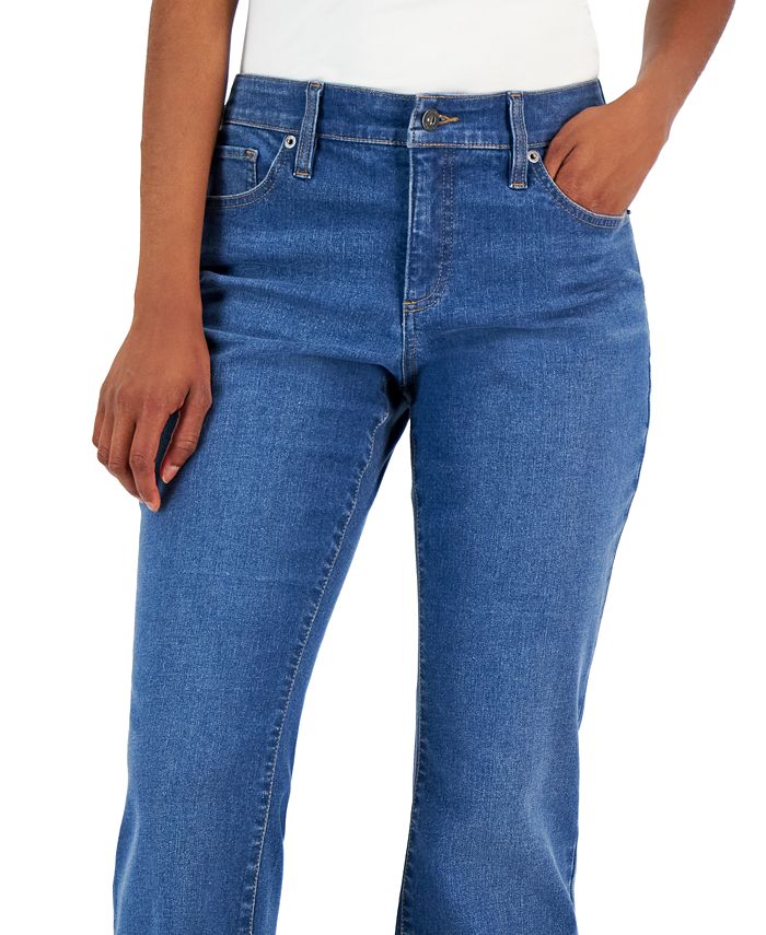 Inc International Concepts Womens Mid Rise Bootcut Denim Jeans Created For Macys Macys