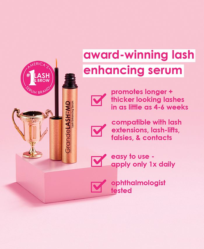 Grande Cosmetics GrandeLASH-MD Lash Enhancing Serum (3 Month Supply ...