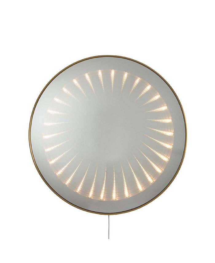 Nova Lighting Nova of California 36" Polishes Chrome Carnival Round LED ...
