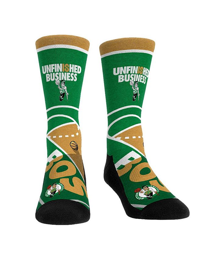 Rock 'Em Men's and Women's Socks Kelly Green Boston Celtics Team Slogan ...