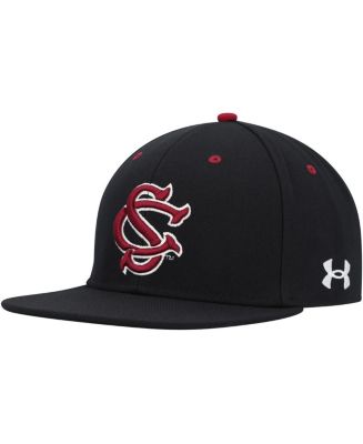 Men's Under Armour Black South Carolina Gamecocks Baseball Fitted Hat ...