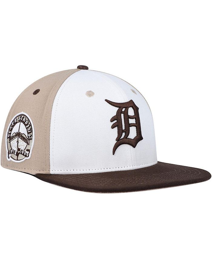 Pro Standard Men's White, Brown Detroit Tigers Chocolate Ice Cream Drip ...