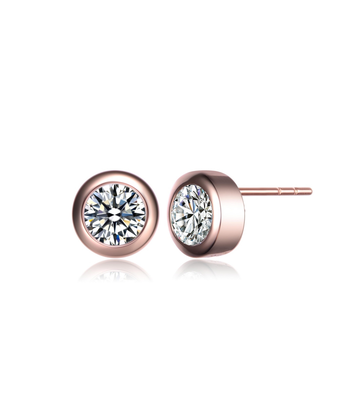 Click here for Modern Cubic Zirconia Solitaire Stud Butterfly Pos... prices