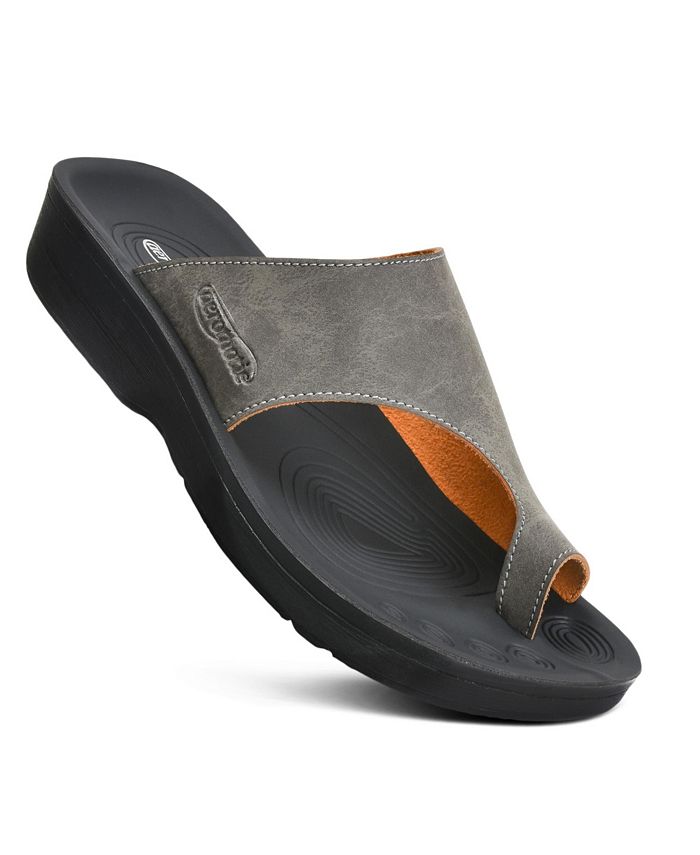 Aerothotic Regan Womens Comfortable Split Toe Sandals - Macy's