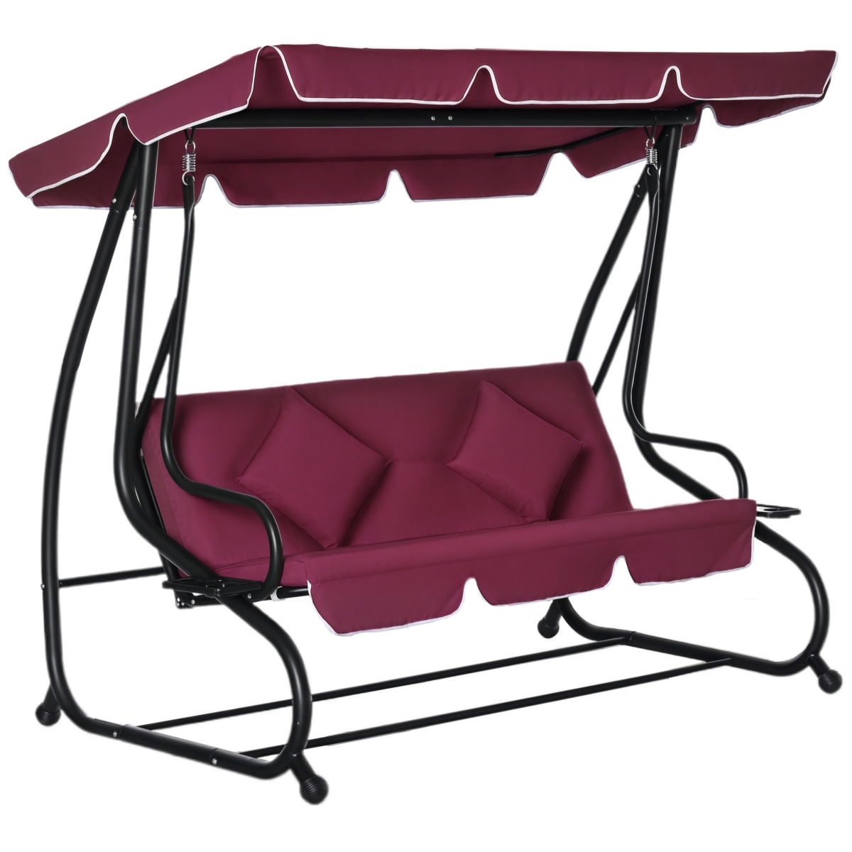Click here for Outsunny 3 Seat Outdoor Free Standing Swing Bench... prices