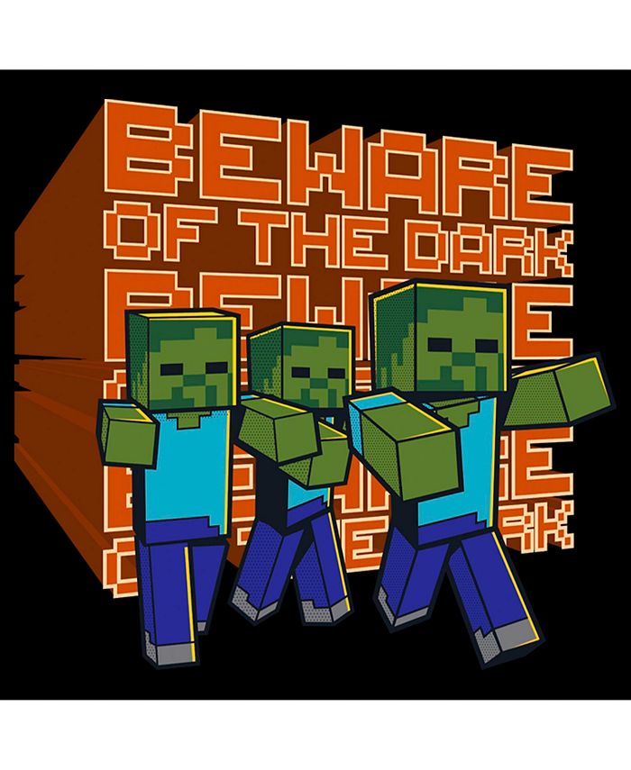 Microsoft Boy's Minecraft Beware of the Dark Zombies Child T-Shirt - Macy's