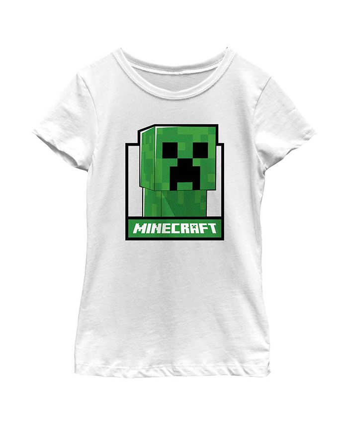 Microsoft Girl's Minecraft Creeper in a Box Child T-Shirt - Macy's