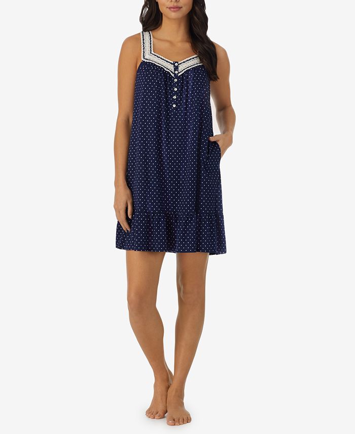 Aria Women's Sleeveless Short Chemise - Macy's