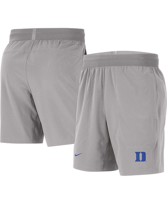 Nike Men's Gray Duke Blue Devils Player Performance Shorts - Macy's