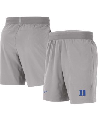 Men's Nike Gray Duke Blue Devils Player Performance Shorts - Macy's
