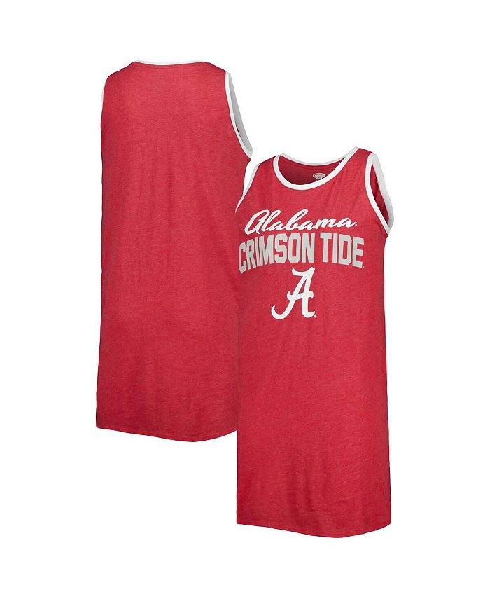 Concepts Sport Women's Crimson Alabama Crimson Tide Tank Nightshirt ...