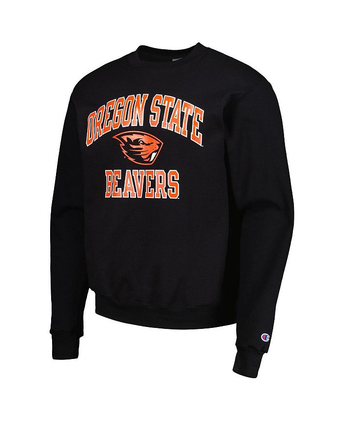 Champion Men's Black Oregon State Beavers High Motor Pullover ...
