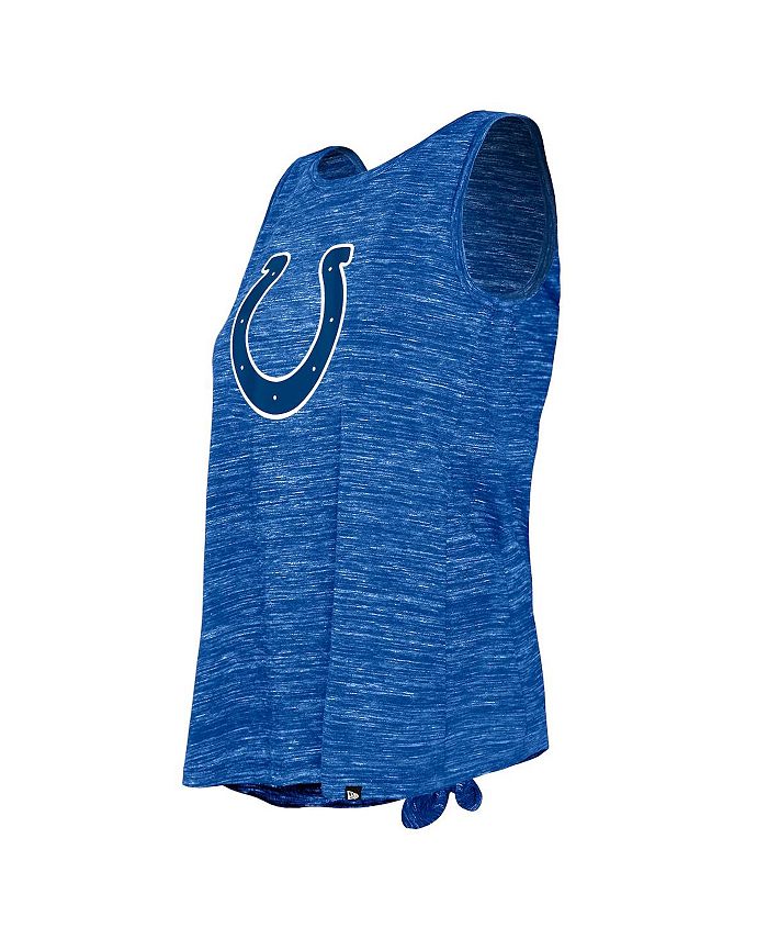 New Era Women's Royal Indianapolis Colts Space Dye Tie-Back Tank Top ...