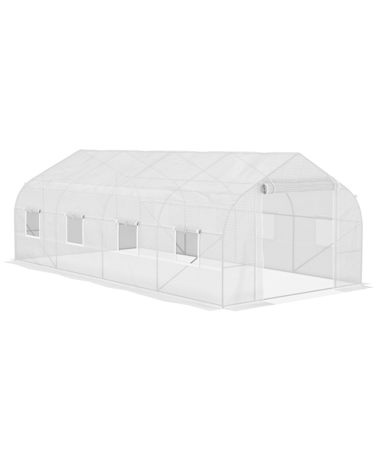 Click here for Outsunny 19.5x10x7 Outdoor house Tunnel Walk-in Ho... prices