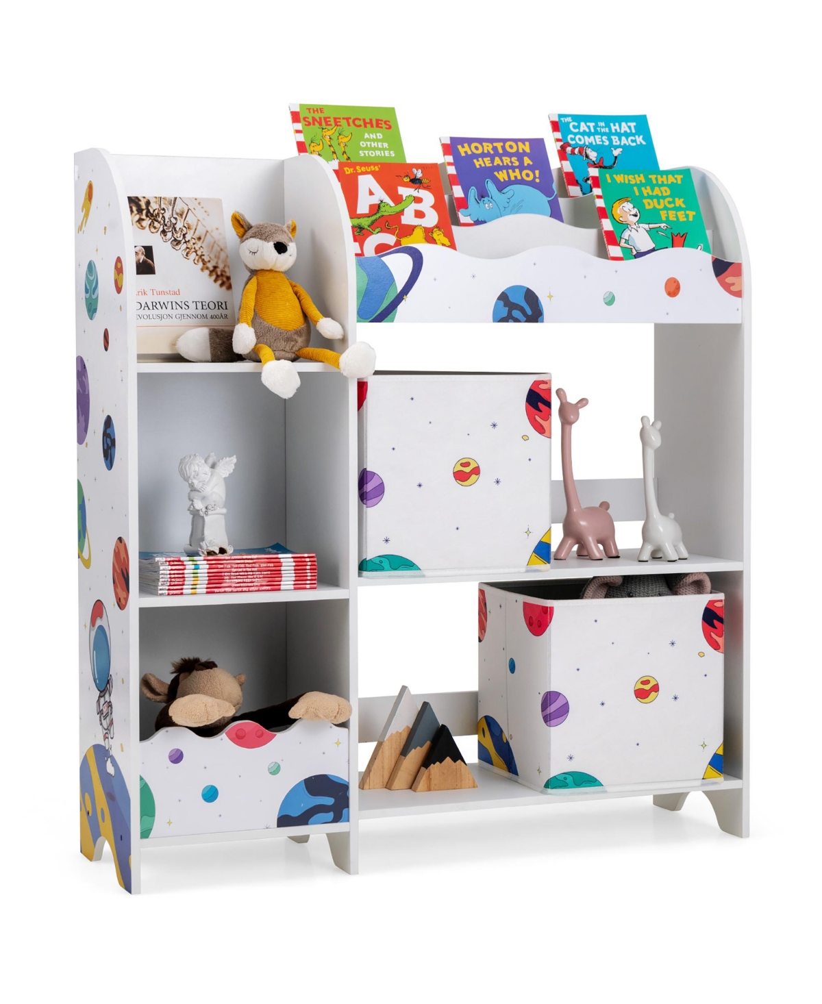 Click here for Kids Toy and Book Organizer Children Wooden Storag... prices