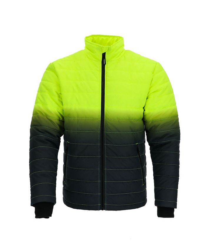 RefrigiWear Men's Enhanced Visibility Insulated Quilted Jacket - Macy's