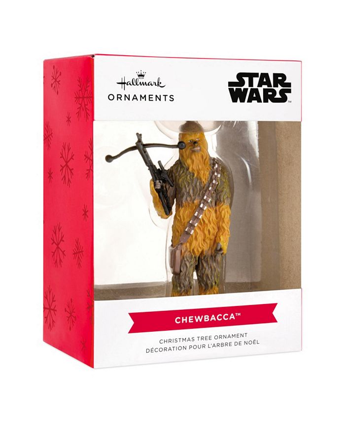 Hallmark Christmas Ornament Star Wars Chewbacca with Bowcaster - Macy's