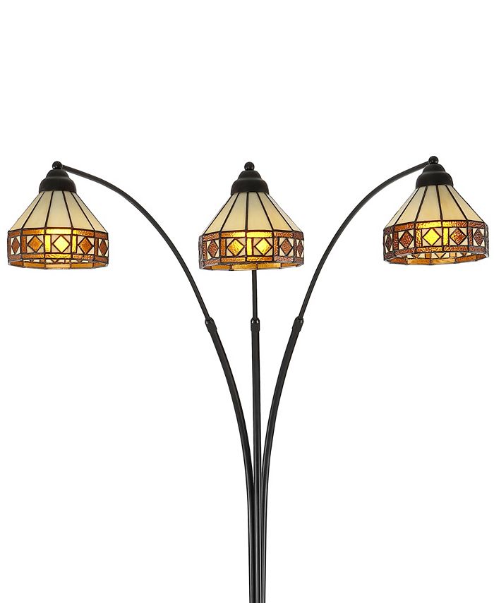 Dale Tiffany Sareena Arc 3-Light Floor Lamp - Macy's