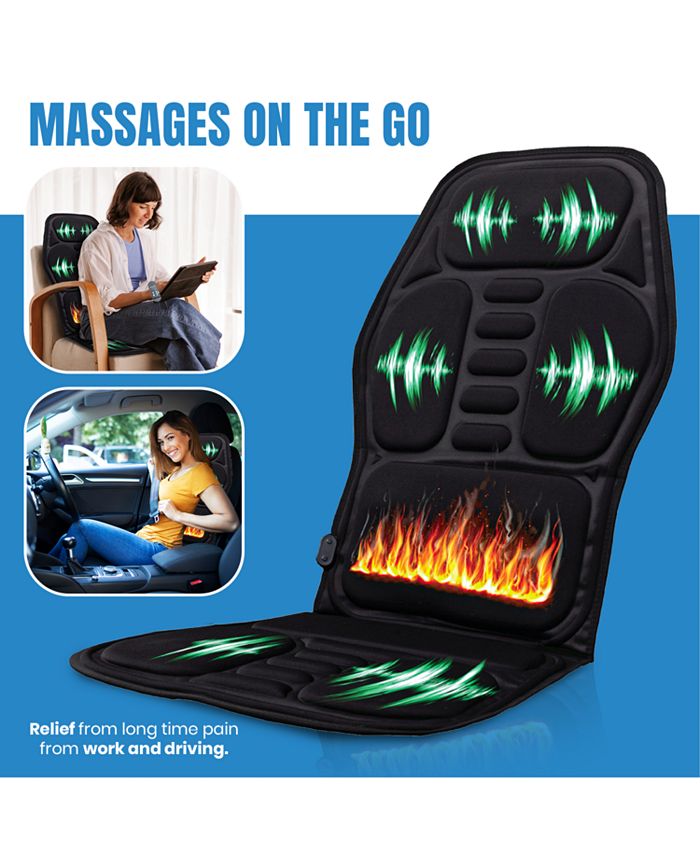 PURSONIC Chair Cushion Massager With Heat and Vibration - Macy's