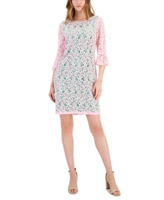 Kasper Women's Lace 3/4-Sleeve Sheath Dress - Macy's