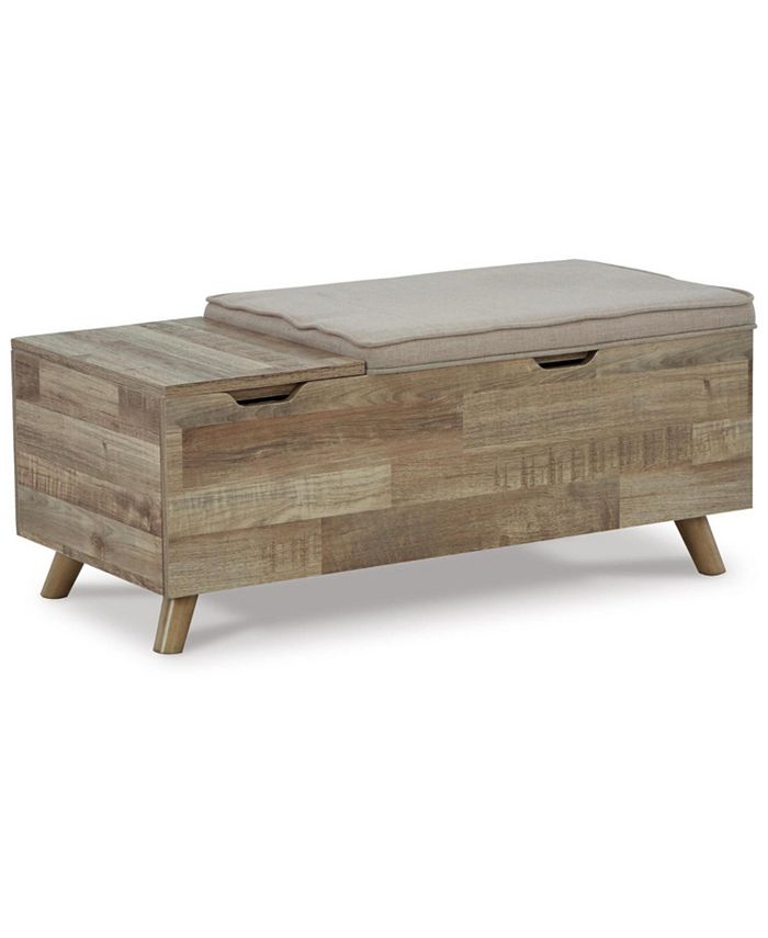 Signature Design By Ashley Gerdanet Storage Bench - Macy's