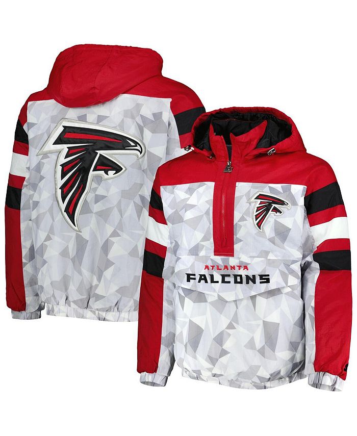 Starter Men's White, Red Atlanta Falcons Thursday Night Gridiron Raglan ...