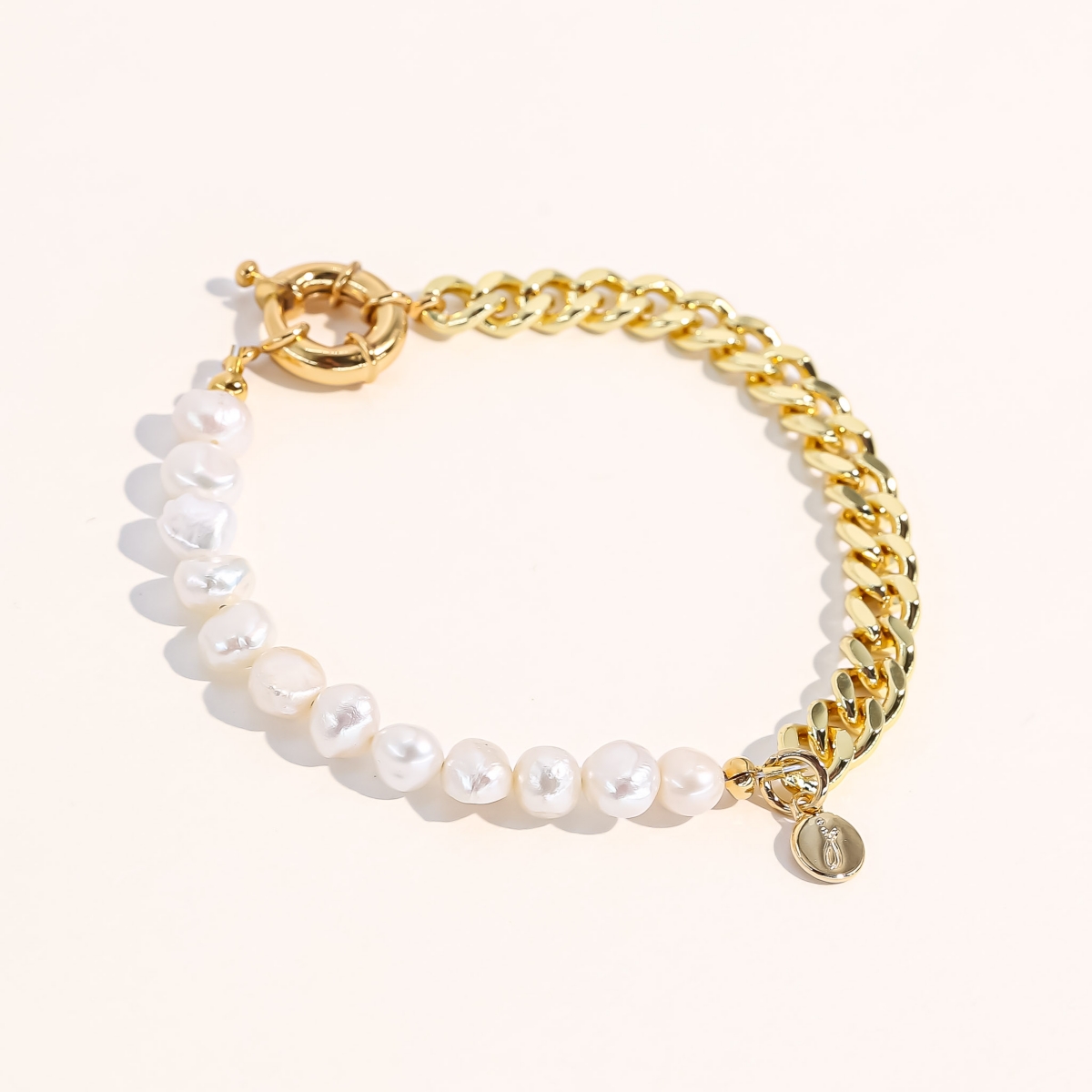 Click here for Joey Baby 18K Gold Plated Freshwater Pearl with Cu... prices