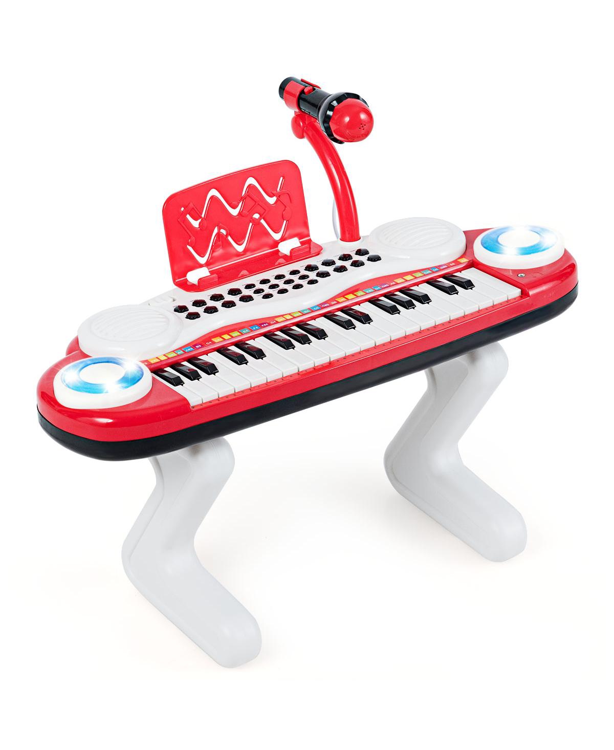 Costway Z-shaped Kids Toy Keyboard Piano 37-key Electronic Organ Light ...