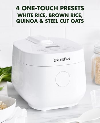 GreenPan 8-Cup Ceramic Nonstick Electric Rice Cooker - Macy's