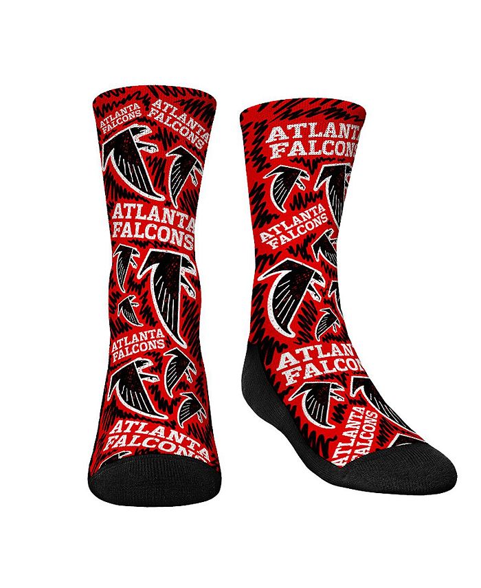 Rock 'Em Youth Boys and Girls Socks Atlanta Falcons Throwback Logo ...