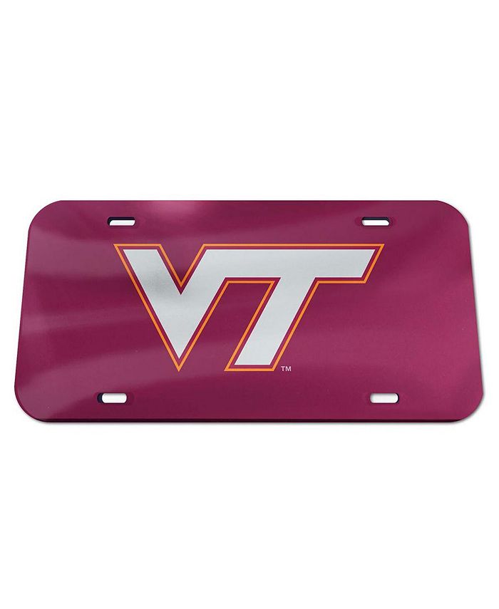 Wincraft Virginia Tech Hokies Old Logo Crystal Mirror License Plate ...